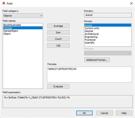 field code to link to autocad table cell autodesk community