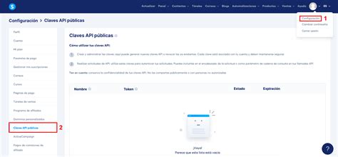 Cómo crear una clave API pública en systeme io Ayuda