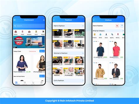 E Commerce UI Template In Flutter By RainInfotech CodeCanyon
