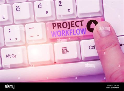 Handwriting Text Project Workflow Conceptual Photo Series Of Steps