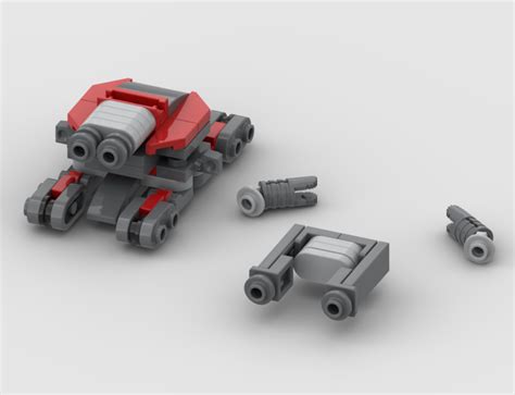 Lego Moc Micro Siege Tank By Mickcorp Rebrickable Build With Lego