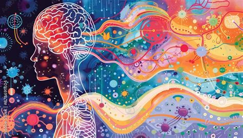 A Colorful Diagram Depicted The Complexity Of The Human Nervous System