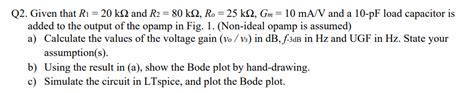Solved Fig Non Inverting Configuration For Q Q And Chegg