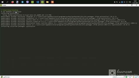 как скомпилировать код Python в Exe Youtube