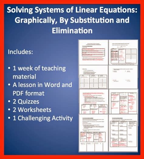 the best of teacher entrepreneurs solving linear systems by graphing