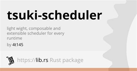 Tsuki Scheduler Async Rust Library Lib Rs