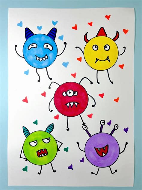 表达情绪的抽象画简笔画（热门12张） 简笔画图片大全