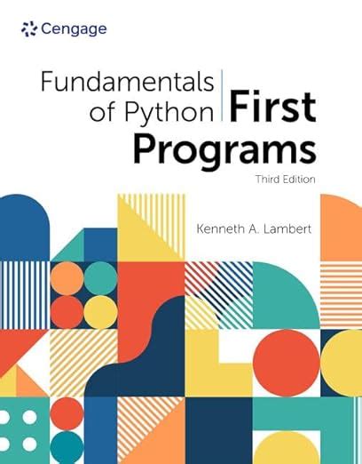 Fundamentals Of Python First Programs Mindtap Course List Lambert