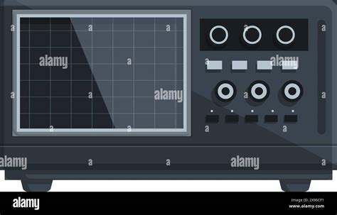 Vintage Oscilloscope Illustration With Vector Design Depicting
