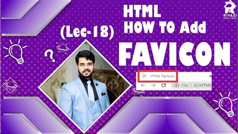 How To Add Favicon In Html What Is Html Favicon How To Add Icon In Browser Tab Youtube