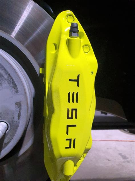 테슬라 모델x 캘리퍼 도색 안성 공도에서 라임색상으로 네이버 블로그