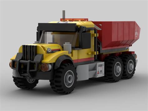 Lego Moc Mining Experts Dump Truck By Haulingbricks Rebrickable Build With Lego