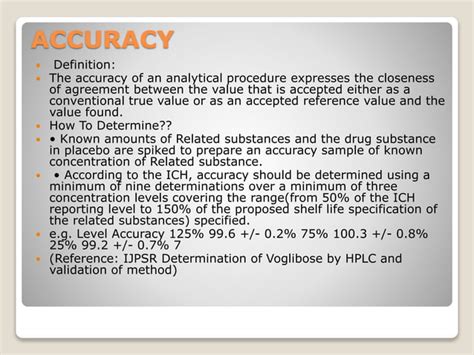 Calibaration And Validation Of Hplc Pptx Chemistry Science