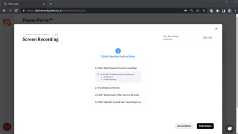 start session button doesn t work for screen recording on chrome
