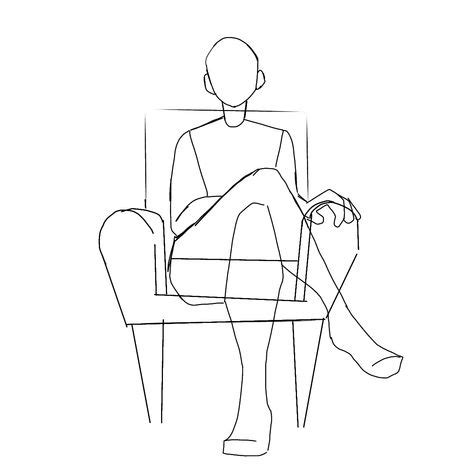 Sitting Pose In 2025 Art Reference Poses Drawing People Posture Drawing
