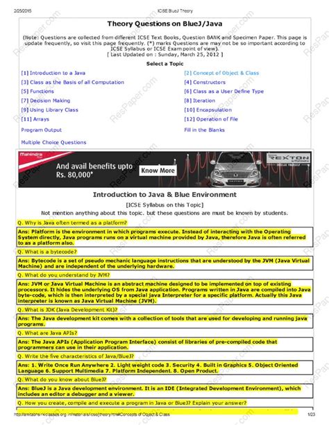 For Computer Theory Class 10