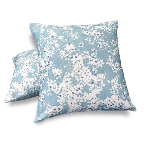 Aiking 18 Inch Decorative Pillow Covers Floral Reversible Pillow Cover
