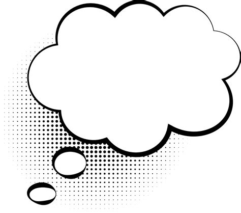 White Empty Speech Bubble PNG