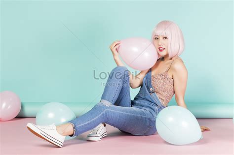 귀여운 여자 사진 무료 다운로드 Lovepik