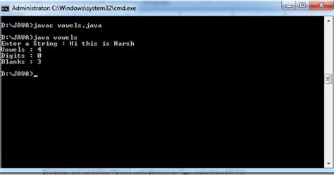 Java Wap To Accept A Line And Check How Many Consonants And Vowels Are