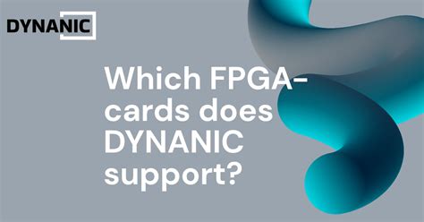 Which Fpga Cards Does Dynanic Support Dynanic