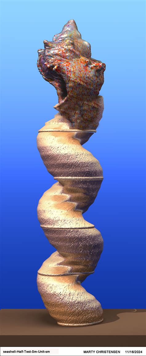 Conch Shell Column5 Lightwave3d®