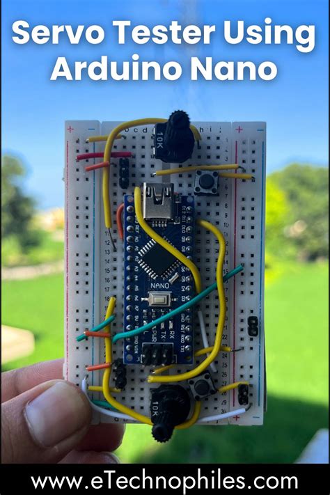 Etechnophiles On Linkedin Arduino Servotester Servomotor