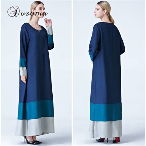 Мусульманское Абаи Исламской Макси платье Рамадан Коттен белье арабский хиджаб халат Moroccan