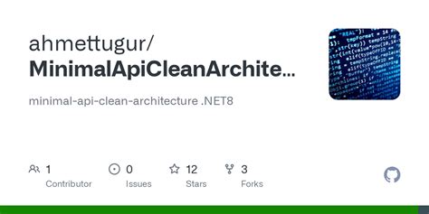 GitHub Ahmettugur MinimalApiCleanArchitecture Minimal Api Clean Architecture NET