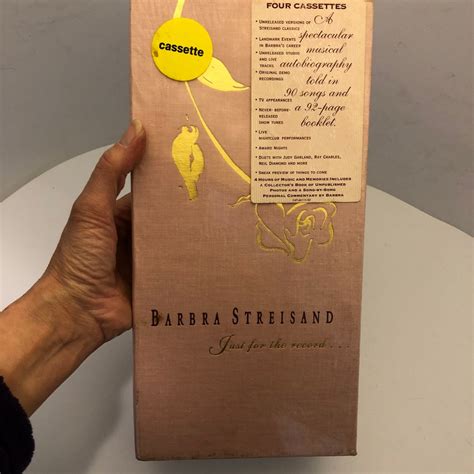 Barbara Streisands For The Record Cassettes Collection Like Etsy