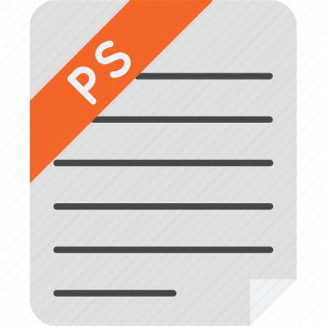 postscript file icon download on iconfinder on iconfinder