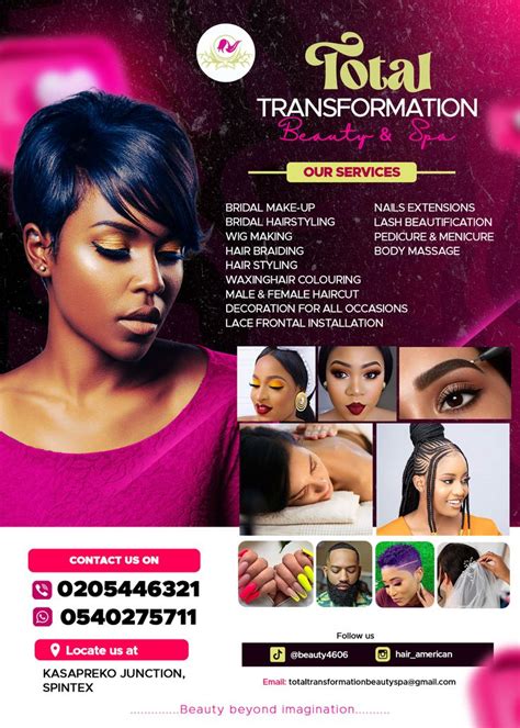 Spa Flyer Design Spa Flyer Womens Haircuts Beauty Spa