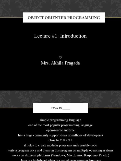 Java Pdf Object Oriented Programming Class Computer Programming