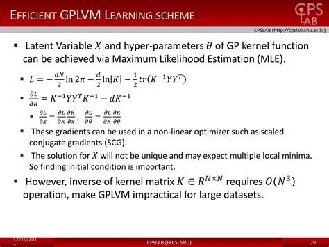 Gaussian Process Latent Variable Model Ppt
