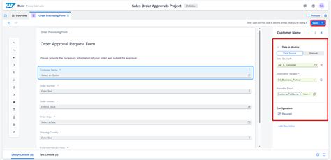 Connect Action Project To Dropdown In Form SAP Tutorials