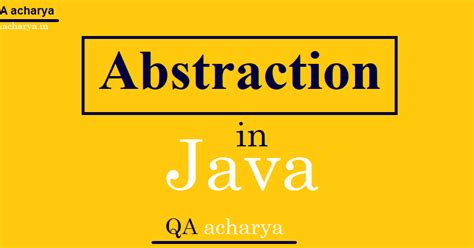 Abstraction In Java With Example Abstract Class And Abstract Method
