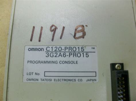 Omron C120 Pro15 3g2a6 Pro15 Programming Console Ebay