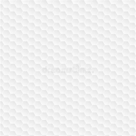 Hexagonal White Pattern Abstract Modern Hexagon Background White And