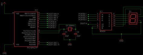 making a digital clock using pic16f628a