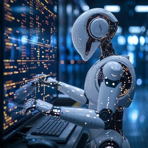 Free Robotic Data Analyst Photo Robot Technology Future Download