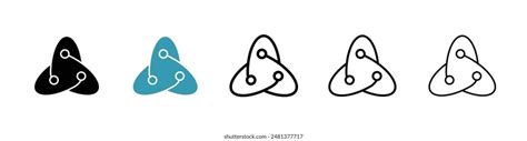 Notification Bell Icon Set Alarm Symbol Stock Vector Royalty Free 2472894777 Shutterstock