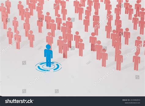3d rendering population concept picture stock illustration 2172002033