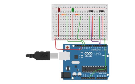 Circuit Design Half Subtraction Tinkercad
