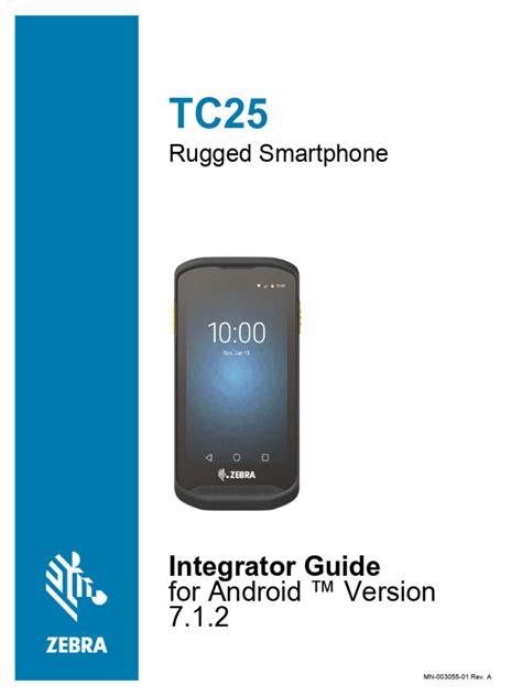 Zebra Tc25 Integrator Guide Pdf