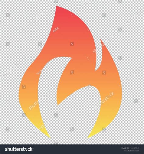 Fire Effect Vector Design Transparent Type Stock Vector Royalty Free Shutterstock