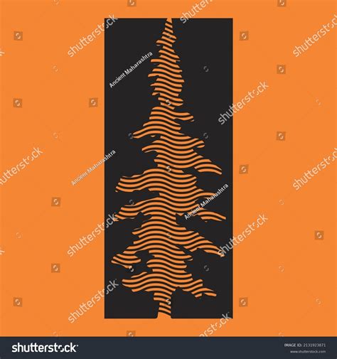 Cnc Vector Cutting Tree Patterns Cnc Stock Vector Royalty Free Shutterstock
