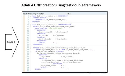 writing abap unit using test double framework doc sap community