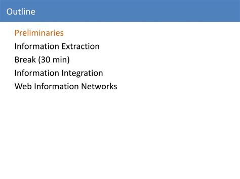 Ppt Exploring Structure And Content On The Web Extraction And