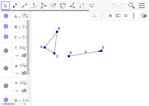 Transformation Translation GeoGebra Transformation Translation GeoGebra