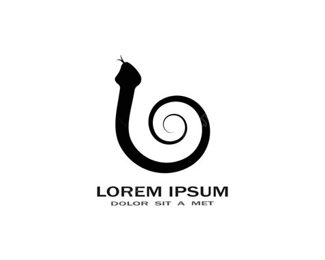 Snake Logo Vector Template Animal Sign Flat Png And Vector With